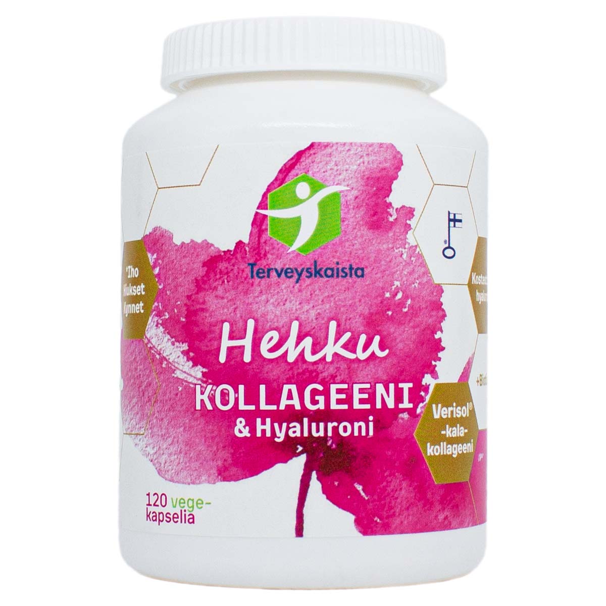 Hehku Kollageeni & Hyaluroni, 120 kaps. – Ruohonjuuri