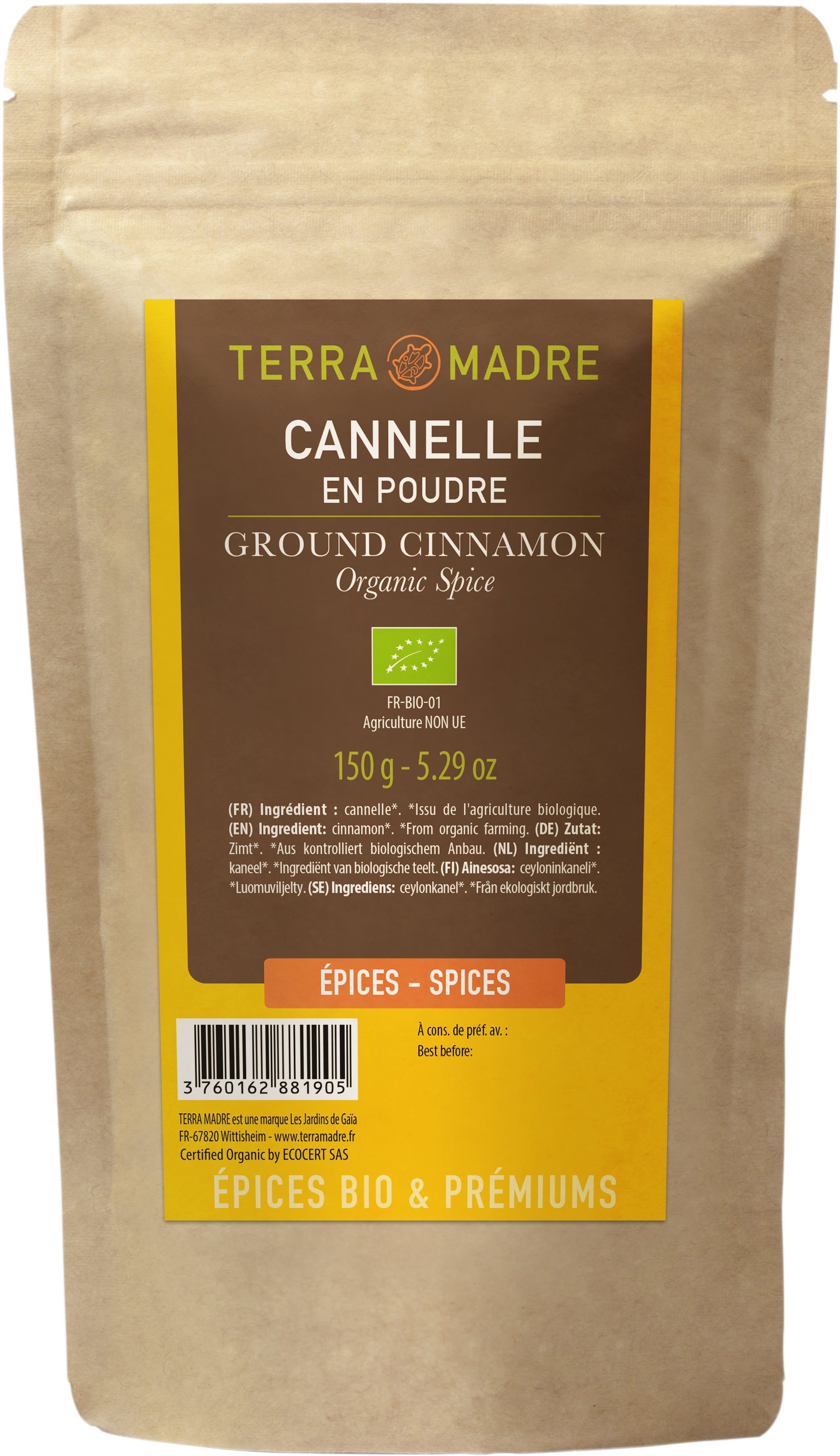 Ceylon kaneli, 150 g - täyttöpussi – Ruohonjuuri