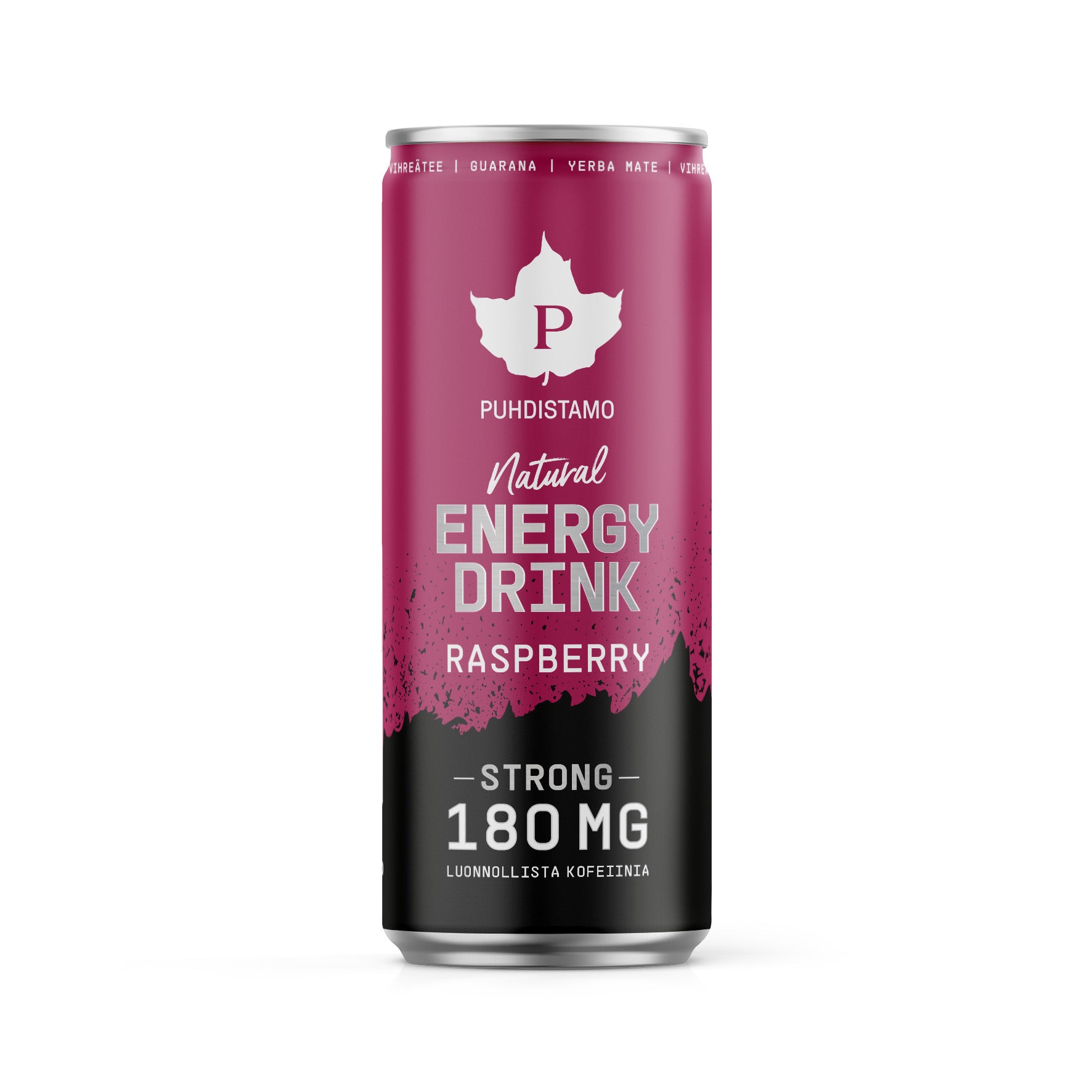 Natural Energy Drink Strong, Raspberry 330 ml – Ruohonjuuri