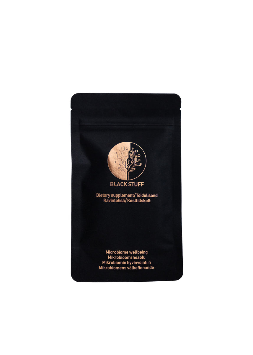 Black Stuff, Havupuu-Uutejauhe ja Pakuri -kapselit 30 kpl – Ruohonjuuri