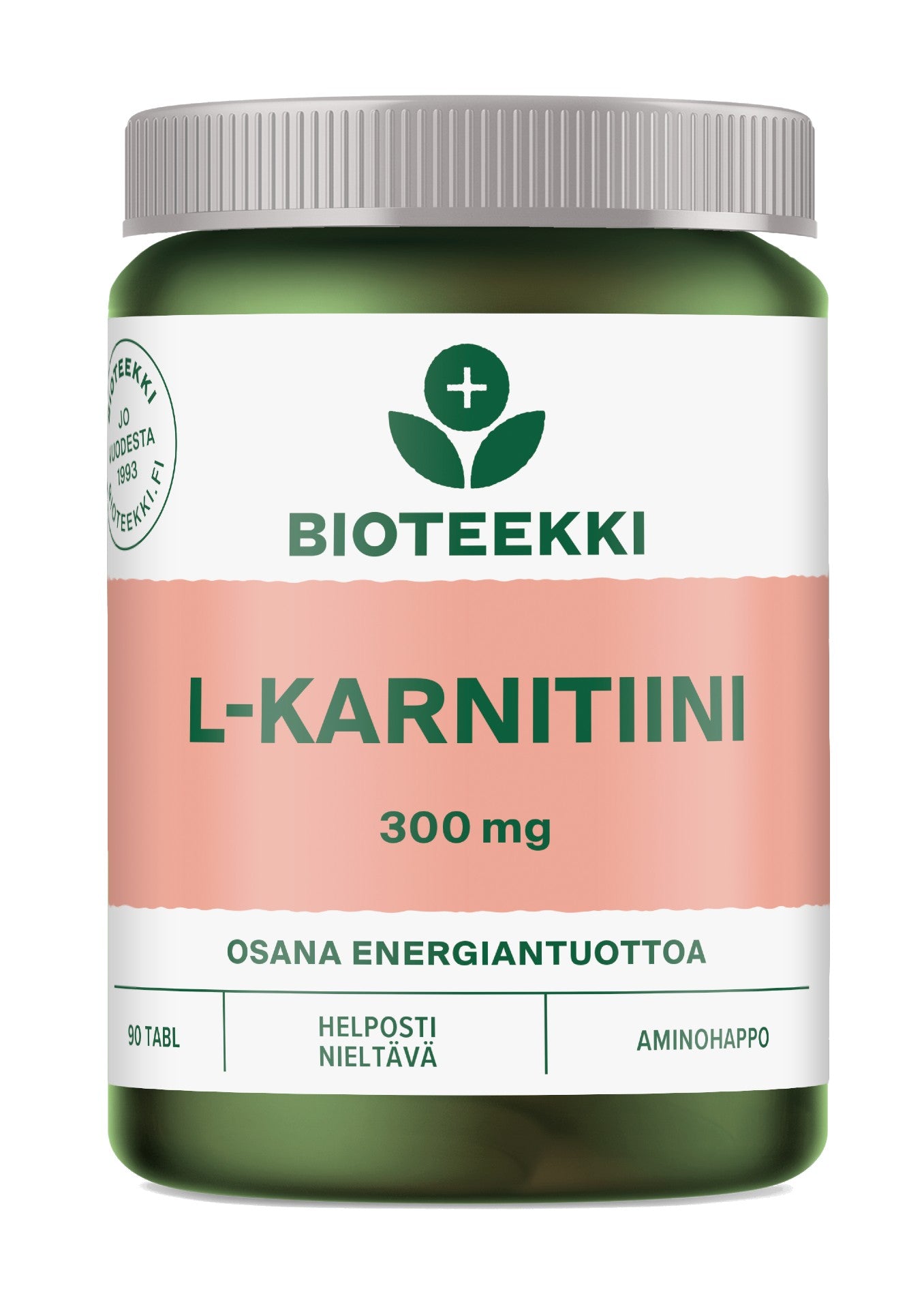 Bioteekki L-Karnitiini 90 tabl. – Ruohonjuuri