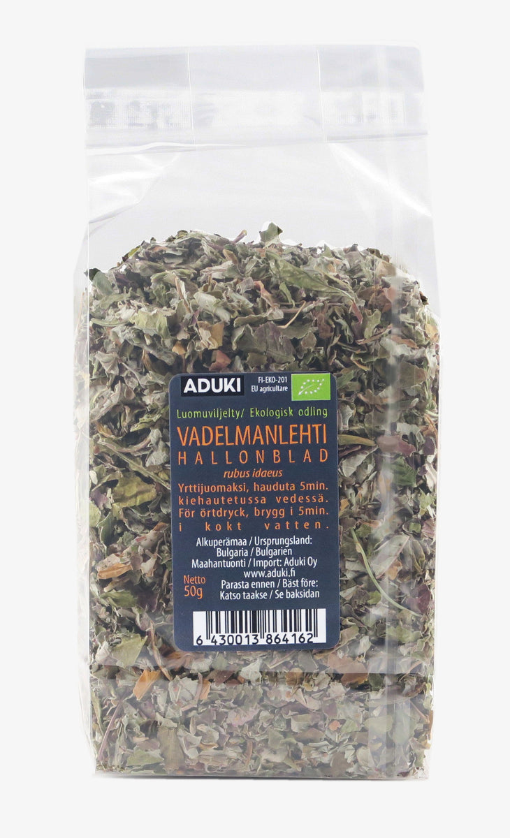 Vadelmanlehti, kuivattu 50 g – Ruohonjuuri